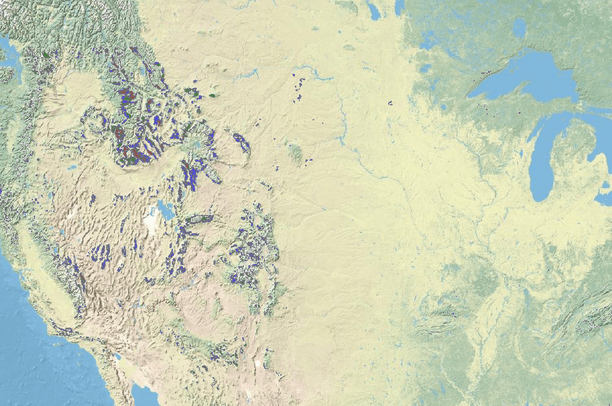 US Inventoried Roadless Areas with Topo | Data Basin