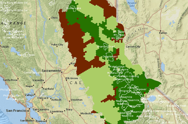 Map: Climate Adaptation Portfolio- LandAdvisor Pilot #5 scenario ...