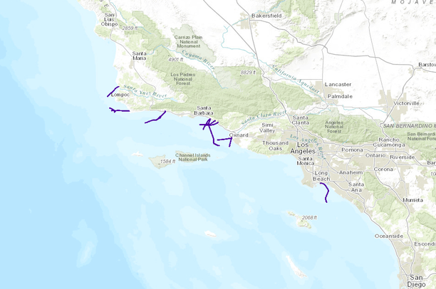 BOEM Pacific Oil and Gas Pipelines - 2011 | Data Basin