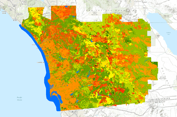 County of SD vegetation updates (SanGIS) | Data Basin