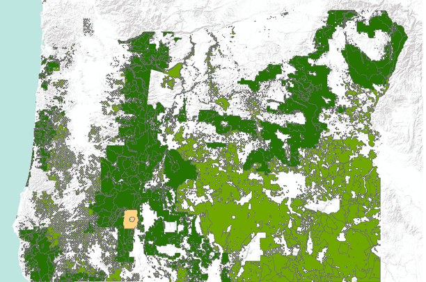 Federally-Owned Protected Areas - Oregon, USA May 2010 | Data Basin