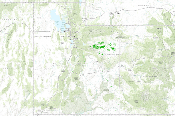 Utah, DNR Oil Gas Wells Horizontal Drill Path (SGID93 Energy) | Data Basin