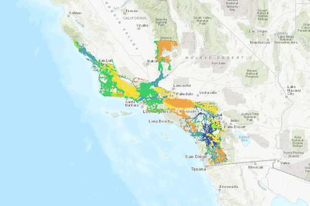 Climate Resilient Connectivity Prioritized Linkage Network | Data Basin