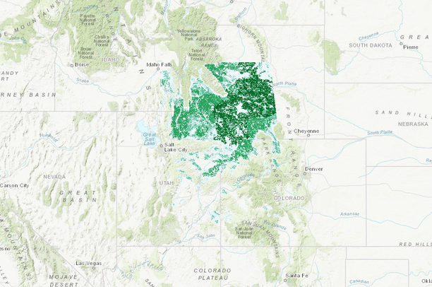 Sagebrush Ecosystem Permeability Patch Importance | Data Basin