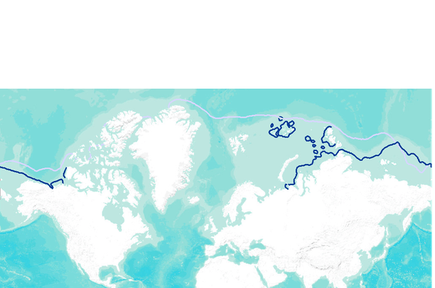 Subsea permafrost and sea ice extent in the northern hemisphere | Data Basin