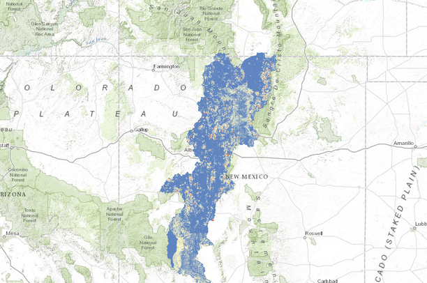 Burn Probability for Fireline Intensity Class 4, predicted for 2020 to ...