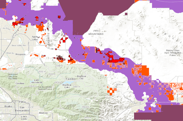 TCA with BLM Only DFA's and Unallocated lands | DRECP Gateway