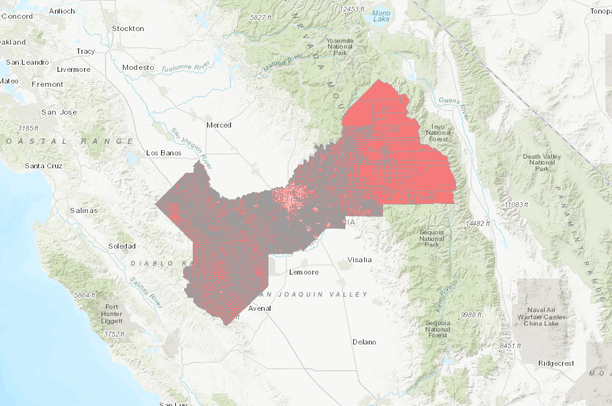 Fresno trial map | Data Basin