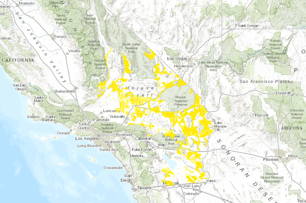 Reserve Design Envelope (NLCS) on BLM Land, Alt. 2 | Data Basin