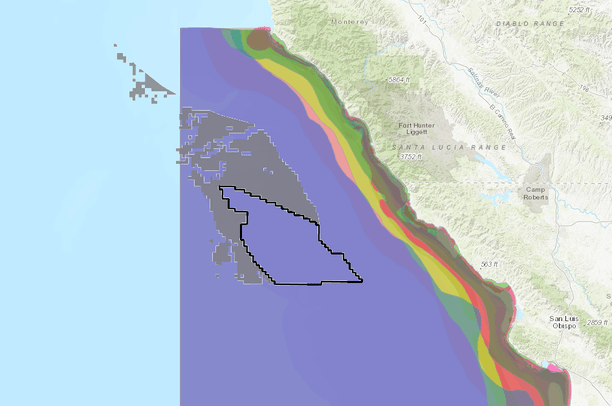 Figure 5-9: Map of Central Coast California Commercial Fishermen ...