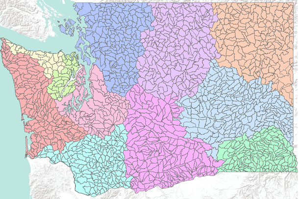 Hydrologic Unit Boundaries, 6th level (HUC6) - Washington | Data Basin