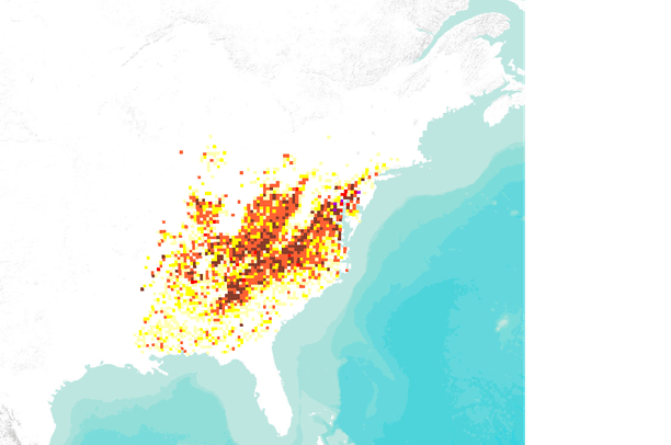 Eastern United States Climate Change Tree Atlas - Suitable habitat for ...