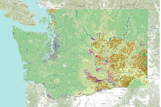 USDA-NASS, 2010 Cropland Data Layer, Washington | Data Basin