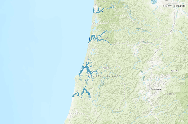 Oregon Coast 2050 Flooding and Impacted Assets | Data Basin