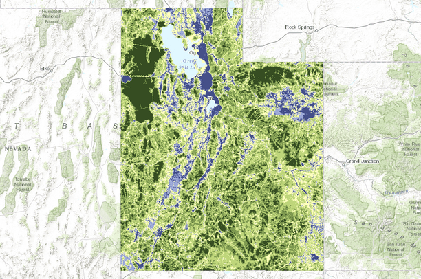 Terrestrial Landscape Intactness (1 km), Utah | Data Basin