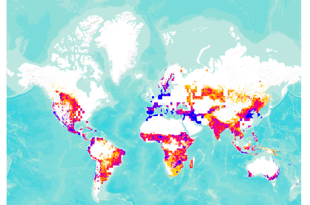 Global Drought Total Economic Loss Risk Deciles | Data Basin
