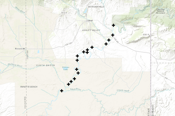Vernal Utah Priority floodplains | Data Basin