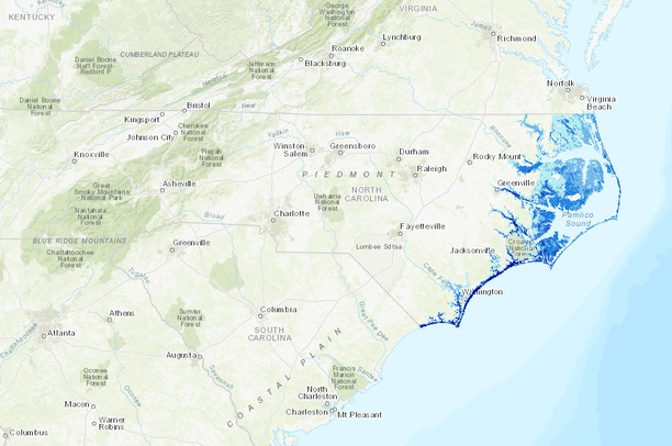 Storm Surge SLOSH Model Category 3 | Data Basin