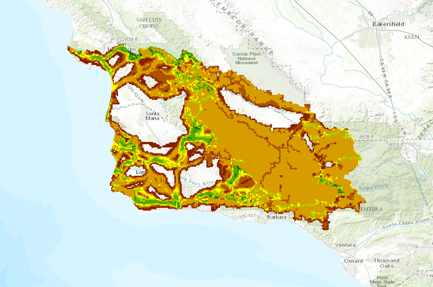 Connectivity Combinations (EEMS b02) | Data Basin