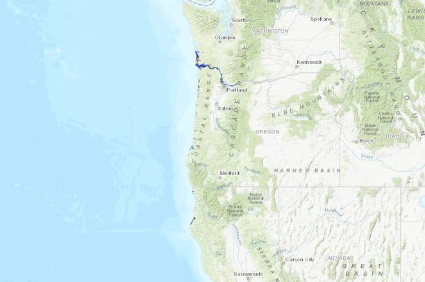 Oregon Coast USA Estuarine Biotic Habitat | Data Basin