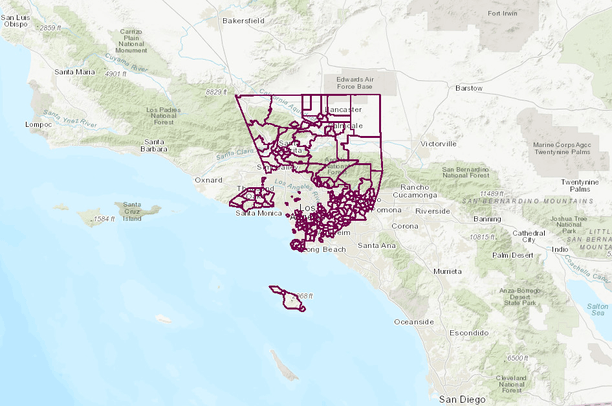 LACoFD Fire Station Jurisdictions (Feature Layer) 10/21/2020 | DRECP ...