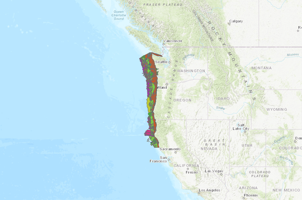 Pacific Northwest Physiographic Habitat | Data Basin