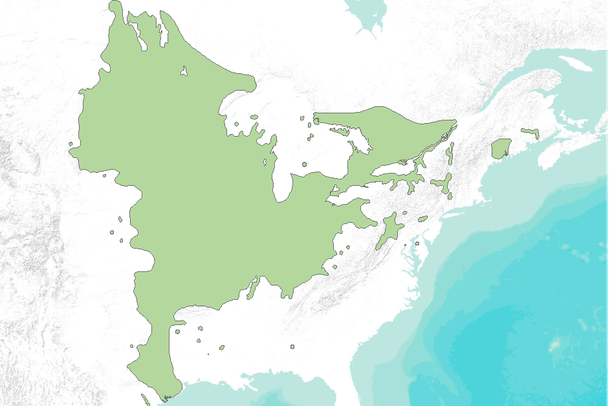 Bur oak (Quercus macrocarpa) extent, North America | Data Basin