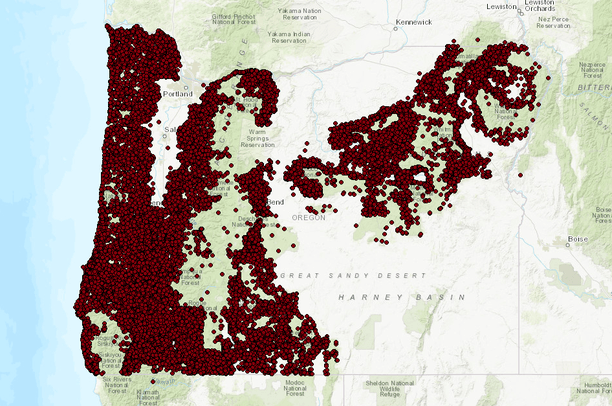 ODF Historic Fires, Oregon (12/31/05) | Data Basin