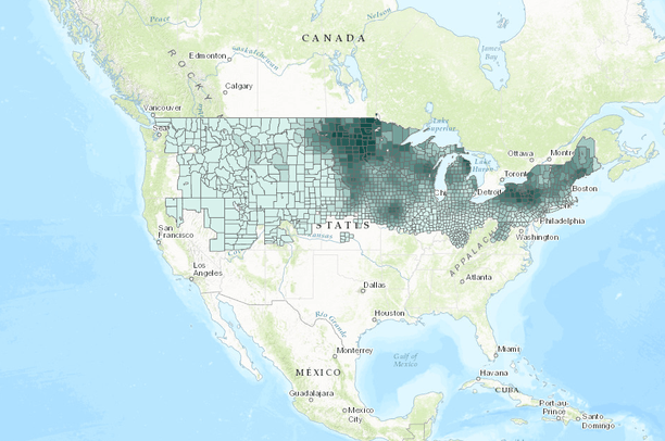 Bobolink conservation planning map | Data Basin