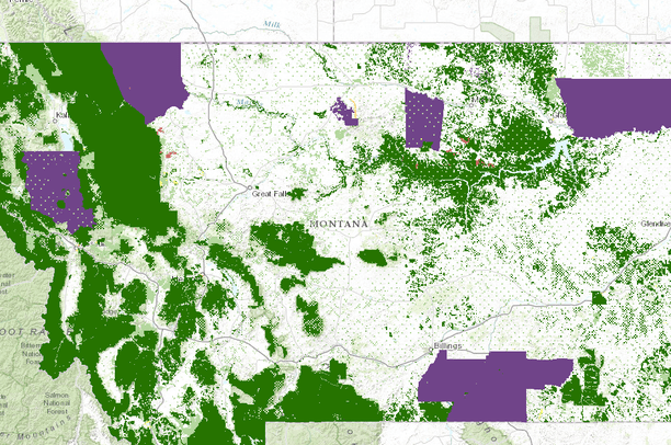 PAD-US (CBI Edition) Version 2.1, Montana | Data Basin