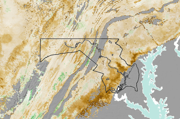 NCR Climate Exposure by Vegetation - with Slider | Data Basin