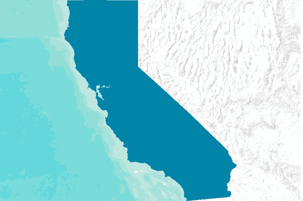 Bluegill (Lepomis macrochirus) distribution in California as of 2002 ...