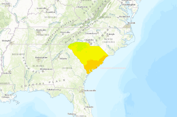 South Carolina Plant Hardiness Zones 2012 | Data Basin