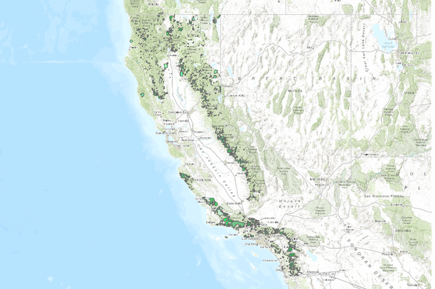 California, USA Fire History from 1921 - 1940 | Data Basin