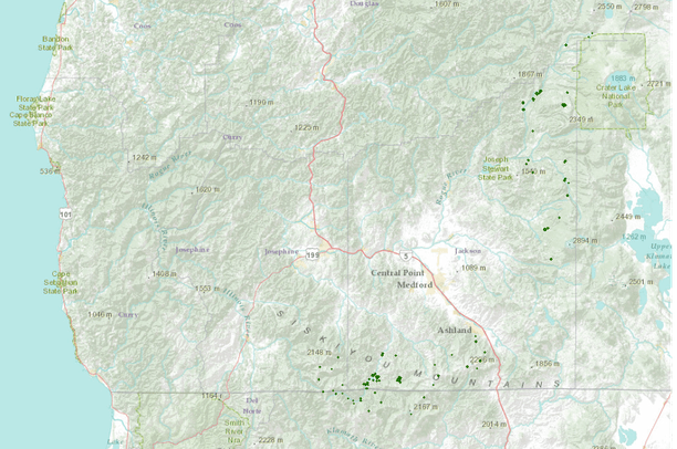 Rogue River - Siskiyou NF Recreation Sites | Data Basin