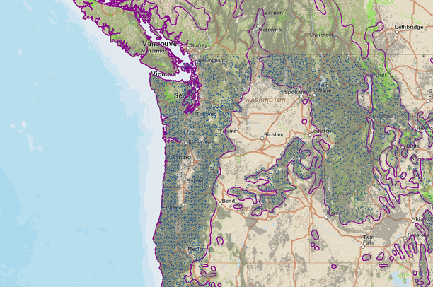 >70% probability for shift in range of Douglas-fir between 2000-2009 ...