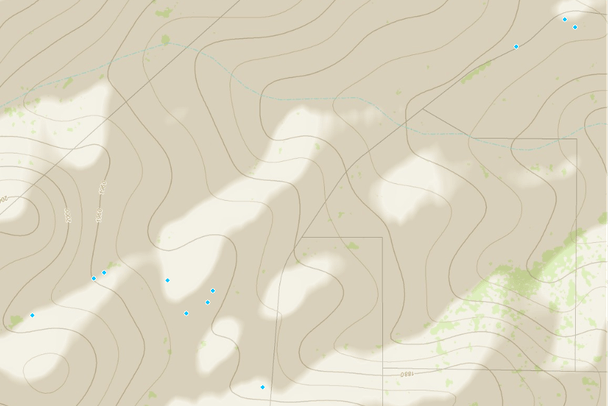 Dittrichia graveolens Locations (points), Crestridge, 2011-12 | Data Basin