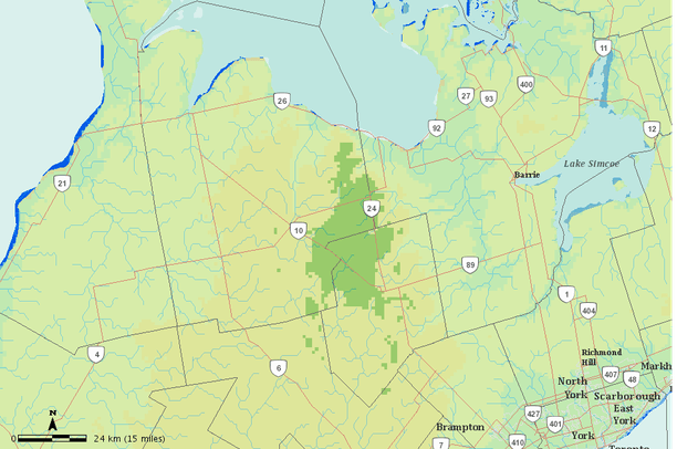 Watershed Basins, Streams and Flow in Ontario | Data Basin