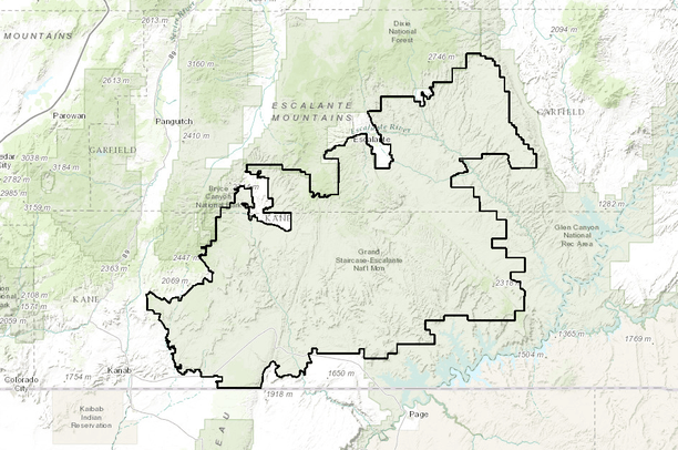 National Monument Boundary (Grand Staircase-Escalante) | Data Basin
