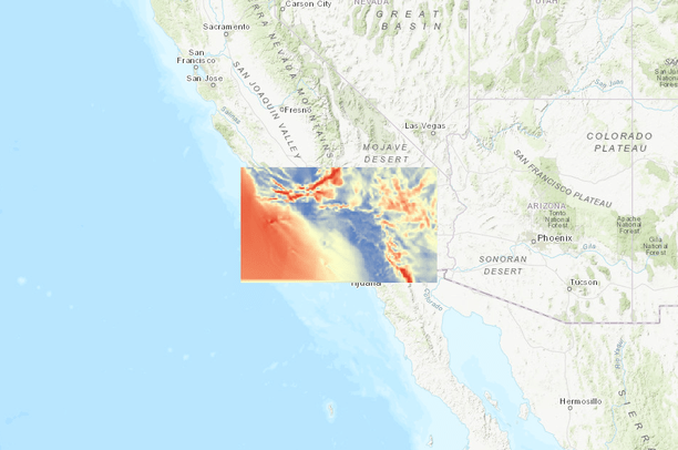 Sundowner and Santa Ana Average Wind Events | Data Basin