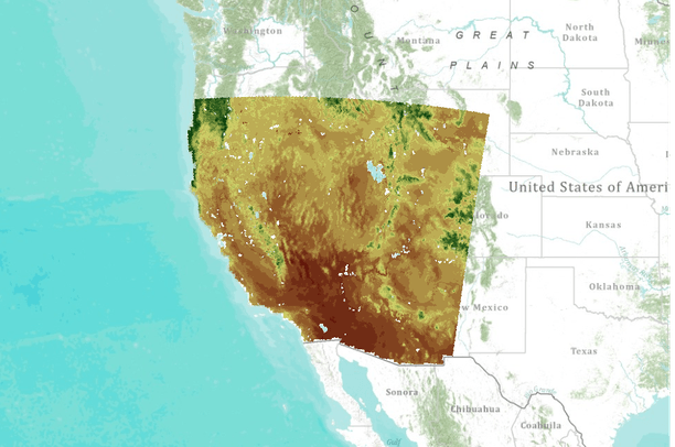 4KM Results: Leaf Area Index (1968-1999) simulated by MAPSS using PRISM ...