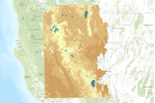 PCM A2 Scenario Climatic Water Deficit, Northern Sierra Nevada ...