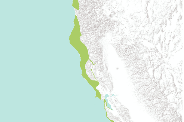 Coho salmon ranges in California as of 2002 | Data Basin