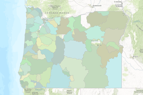 Oregon Watershed Councils | Data Basin