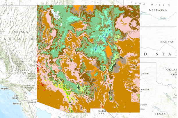 MC2 projections of potential vegetation types for (2041 to 2050) under ...