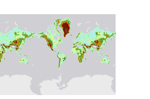 Colored DEM | Data Basin