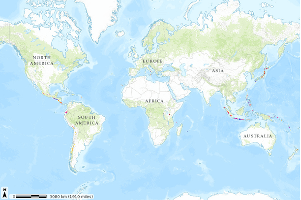 Volcano global datasets | Data Basin