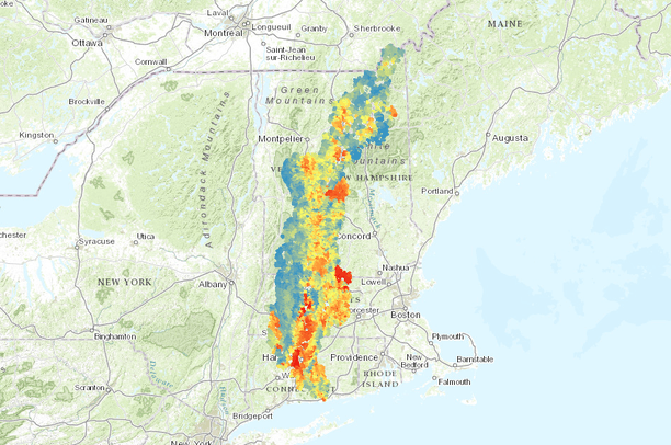 Brook trout climate persistence | Data Basin
