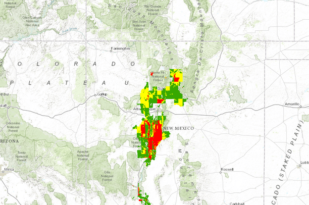 Hispid Cotton Rat: 2030 Habitat Suitability Consensus of All Models ...