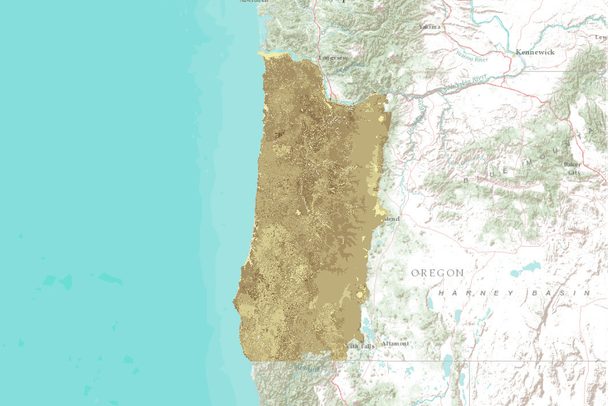 Soil minimum depth (inches) for the North Pacific Landscape ...